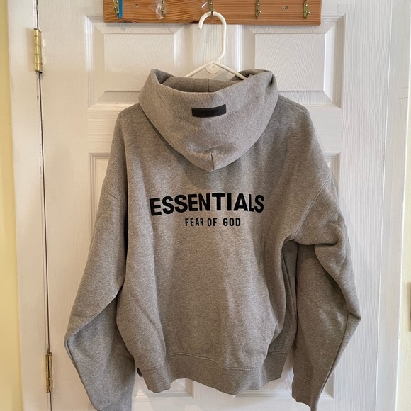 Fear Of God Essentials Hoodie Dark Oatmeal 100% Authentic